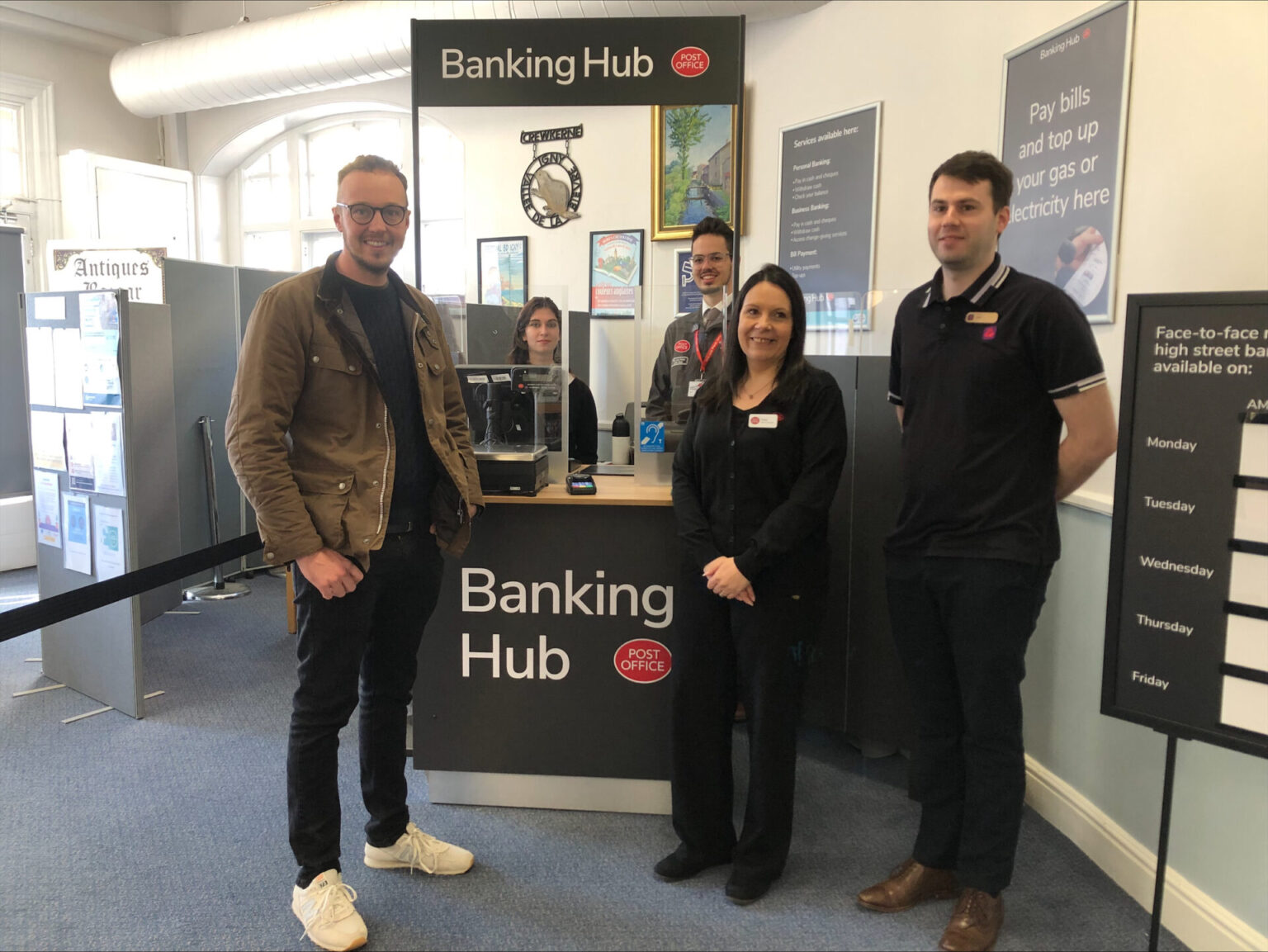 Banking Hub Now Open! - Crewkerne Town Council