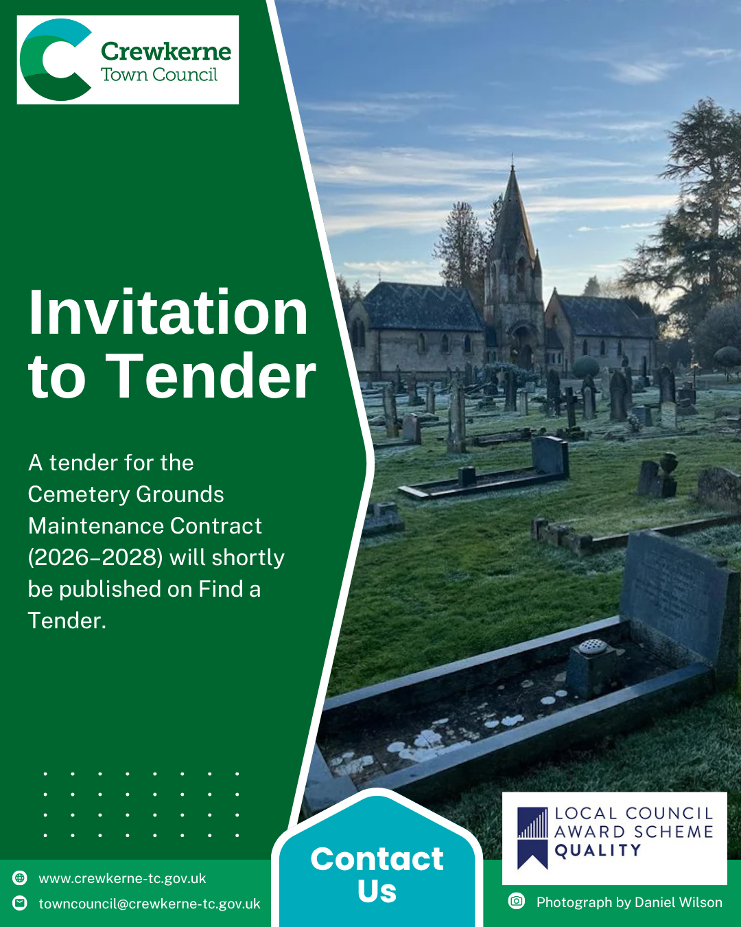 Invitation to Tender - Crewkerne Town Council